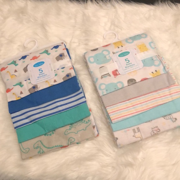 Bon Bebe | Other | Nwt Bon Bebe Bundle Of Baby Blankets 0 Cotton Extra ...